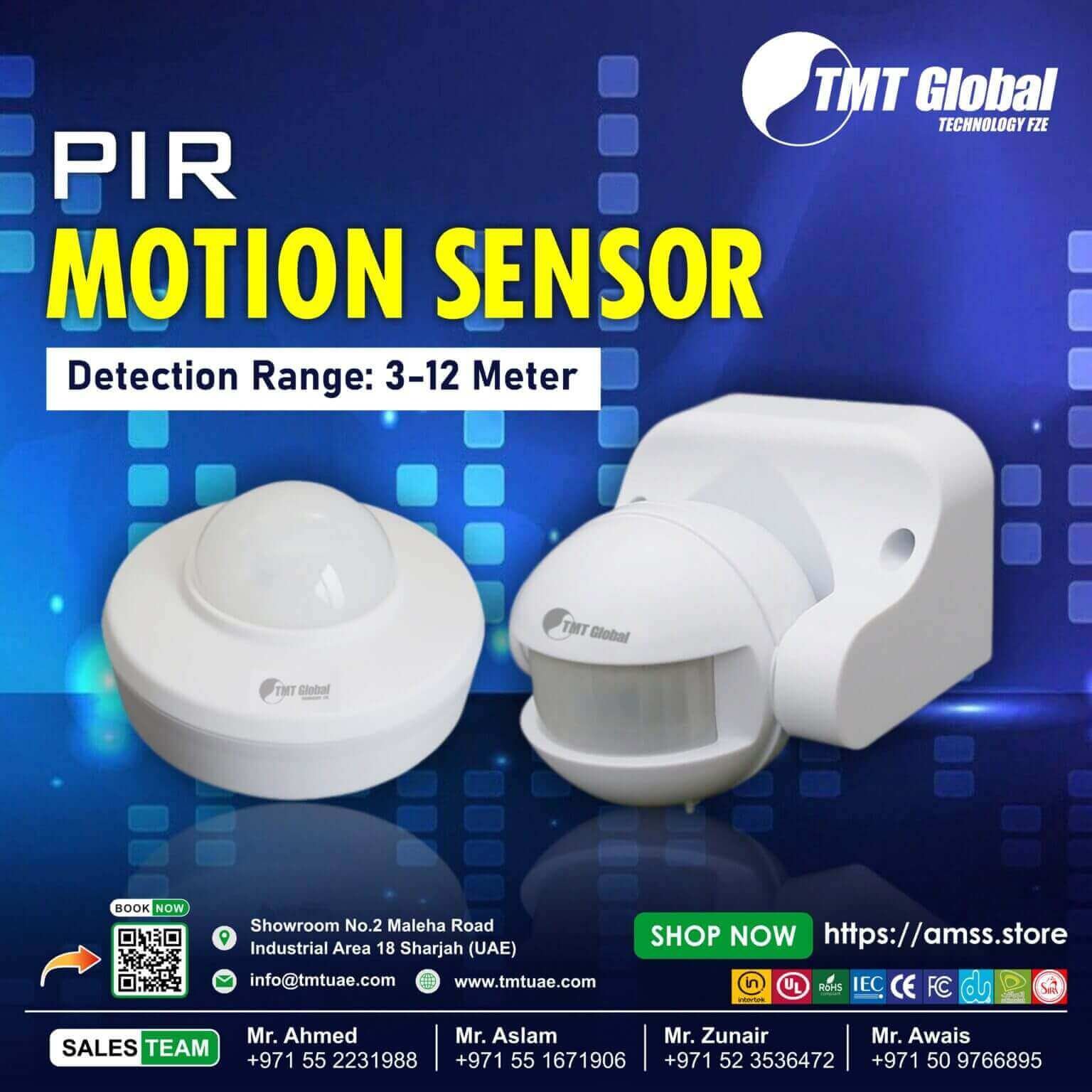 PIR Motion Sensor - AL Mazrooei Group UAE